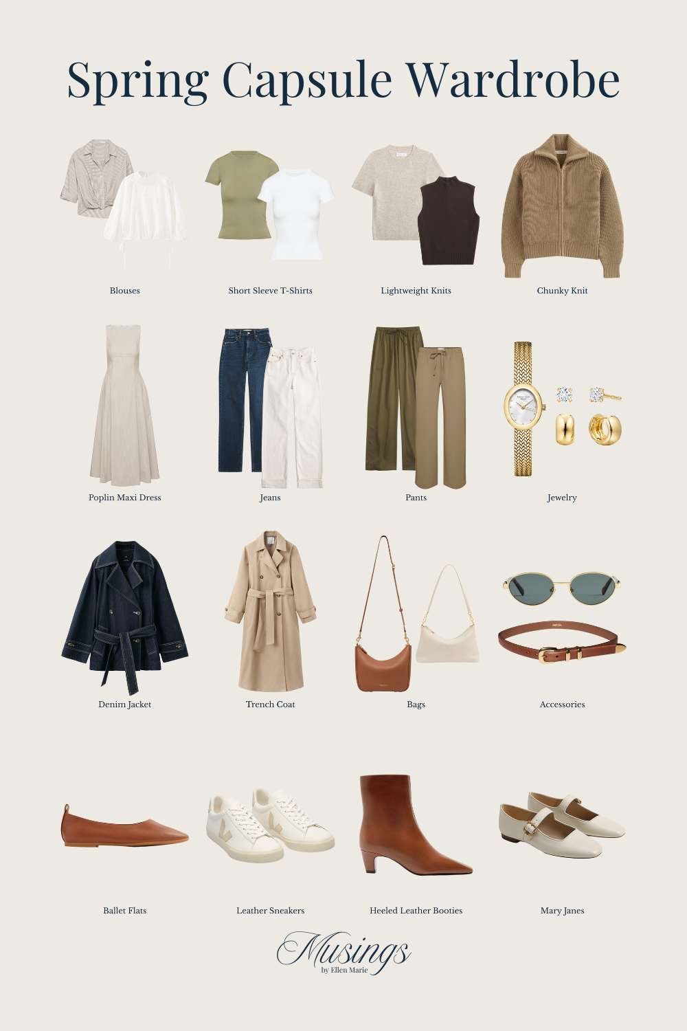2026 Spring Capsule Wardrobe: Effortless Pieces for Polished, Wearable ...